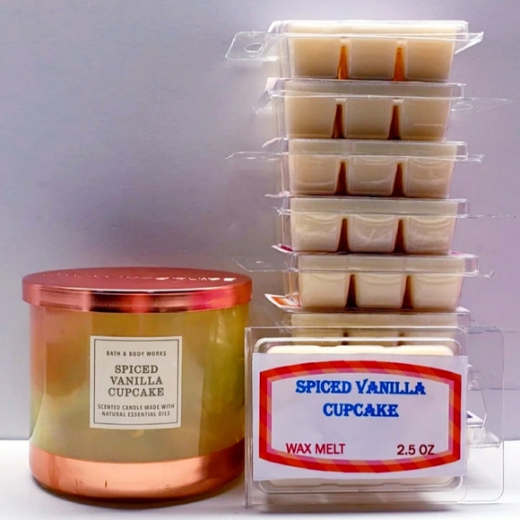 Handmade | Bath | Spiced Vanilla Cupcake Bath Body Works Candle Wax ...